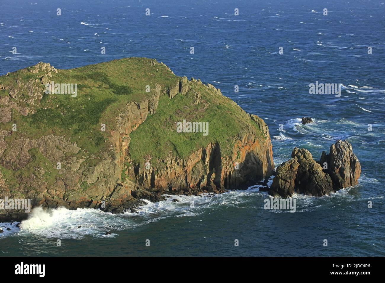 France, Cotentin Cap de la Hague, the Nez de Jobourg, classified site ...