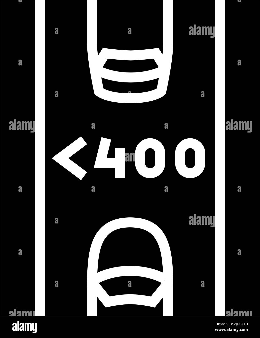 Traffic low speed sign Black and White Stock Photos & Images - Alamy