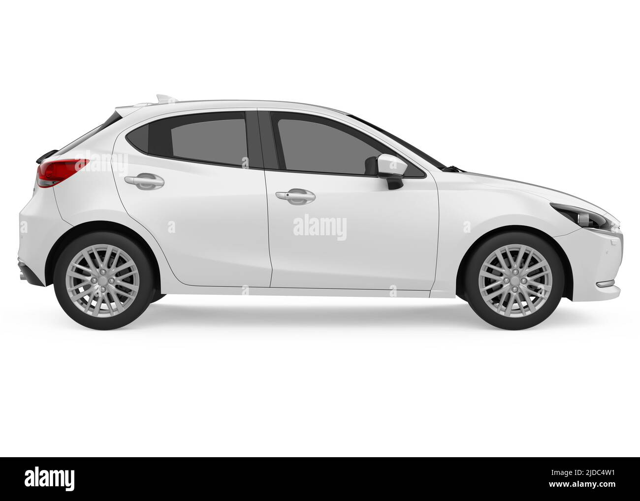 Car Hatchback Isolated Stock Photo - Alamy