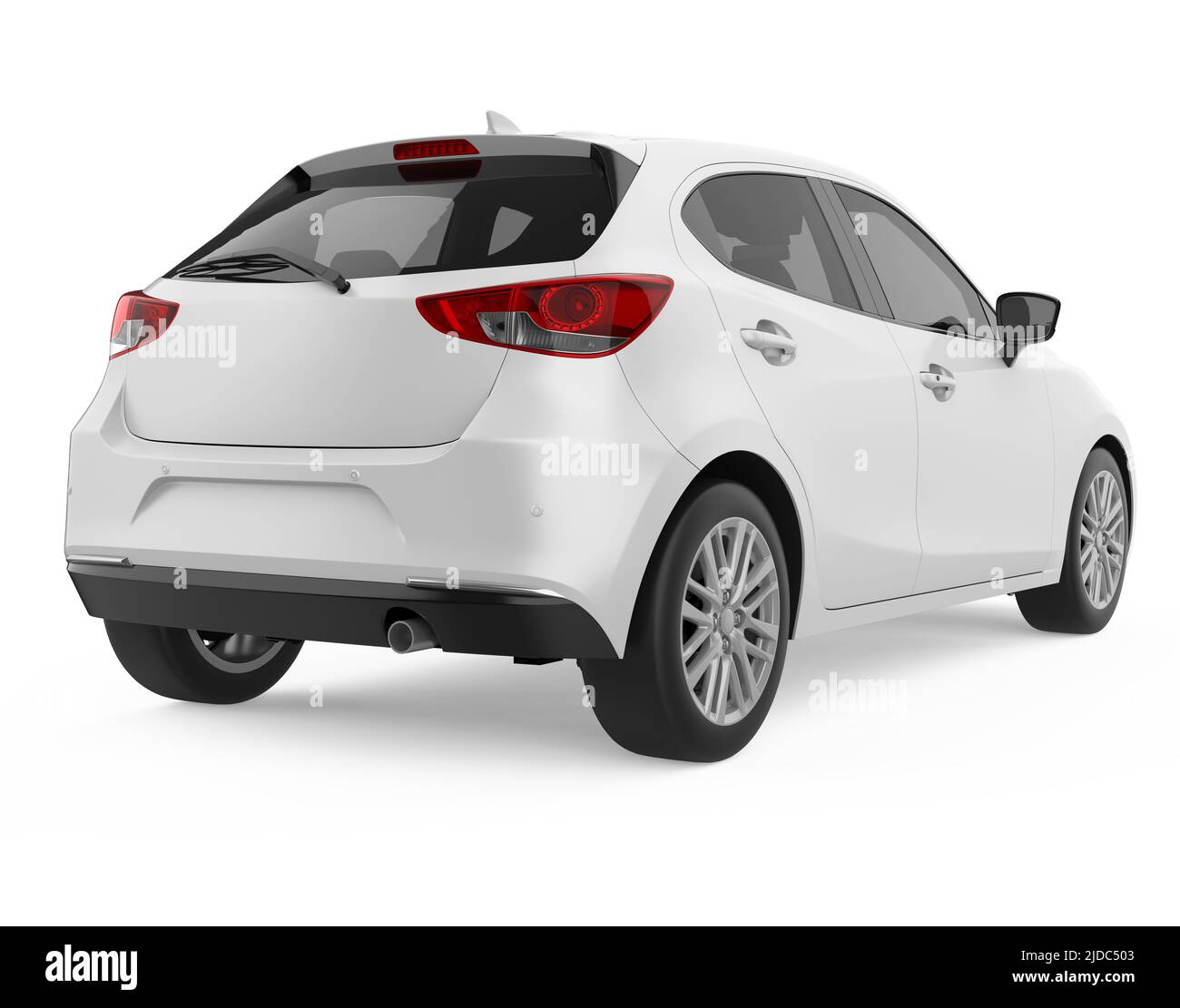 Car Hatchback Isolated Stock Photo - Alamy