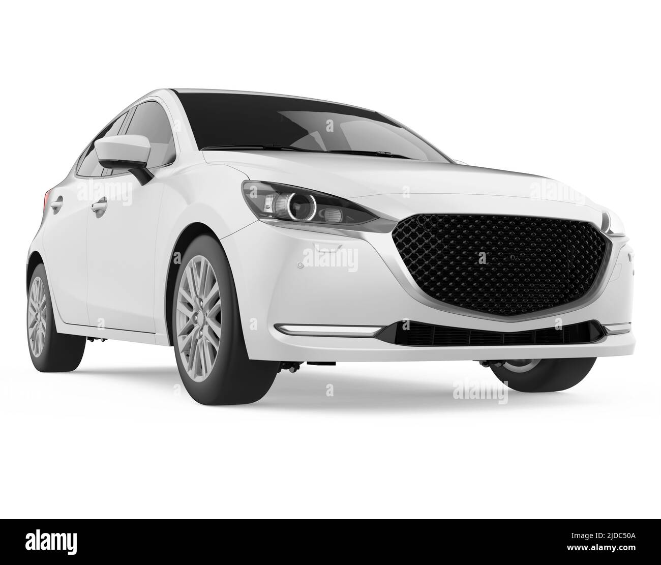 Car Hatchback Isolated Stock Photo - Alamy