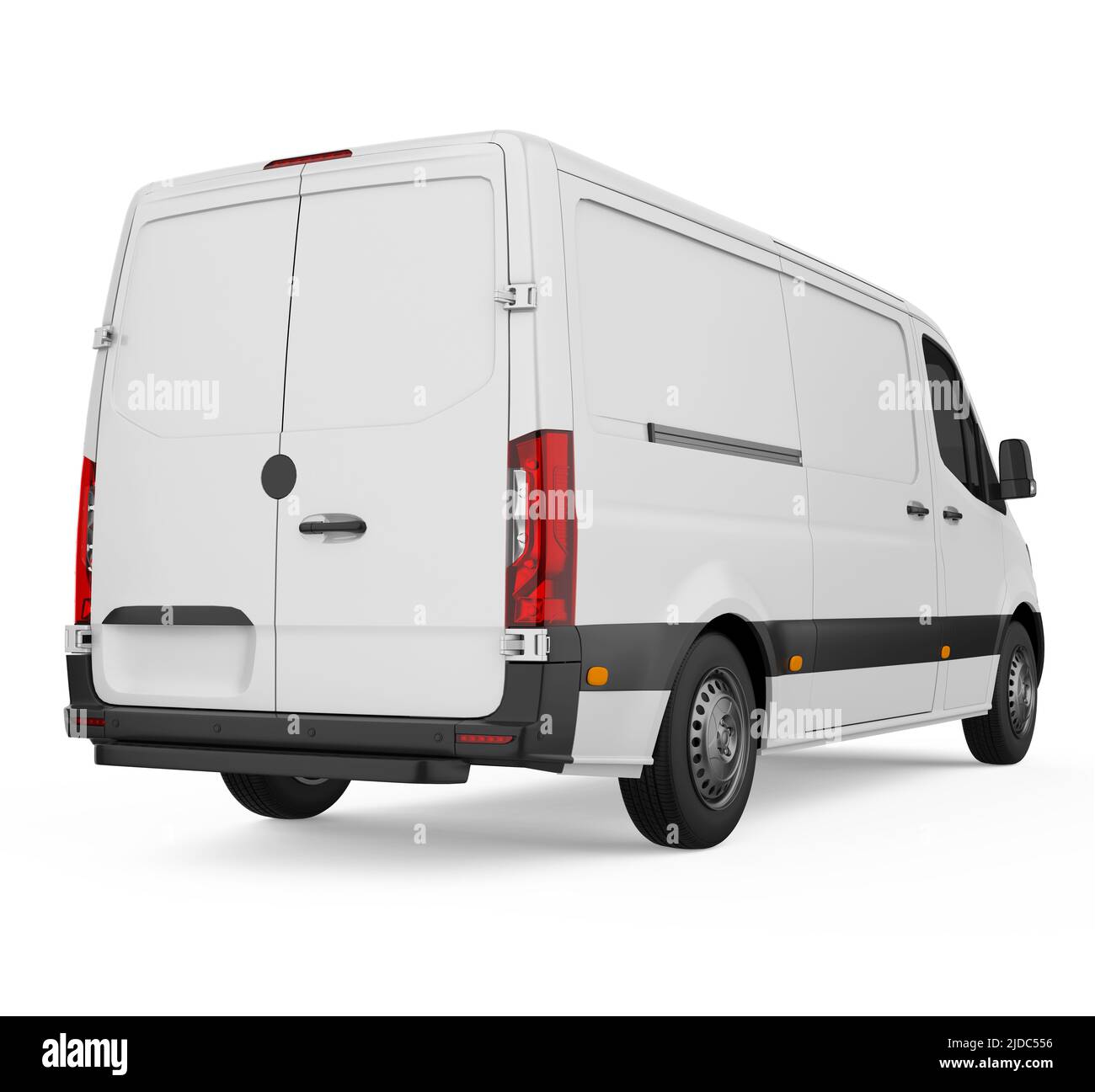 Delivery Van Isolated Stock Photo - Alamy