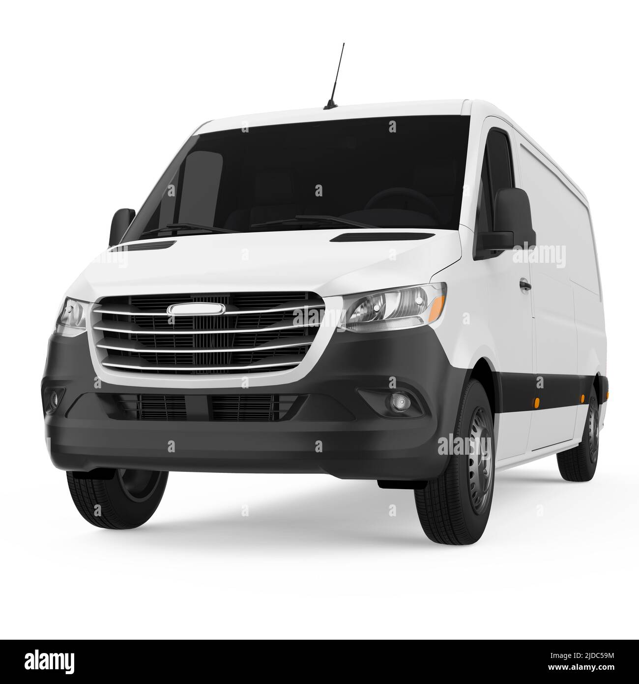 Delivery Van Isolated Stock Photo - Alamy