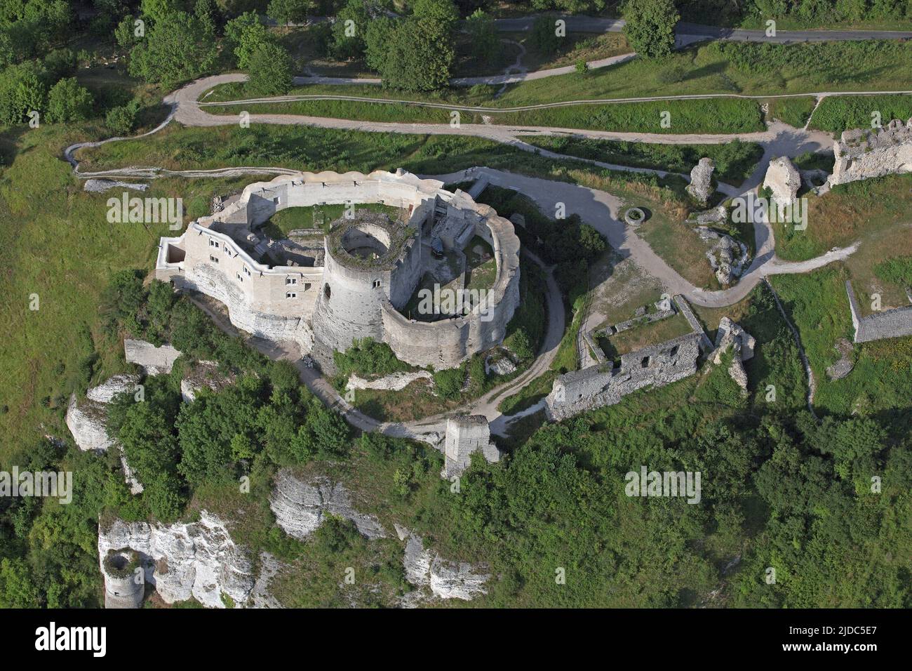 Chateau gaillard donjon hi-res stock photography and images - Alamy