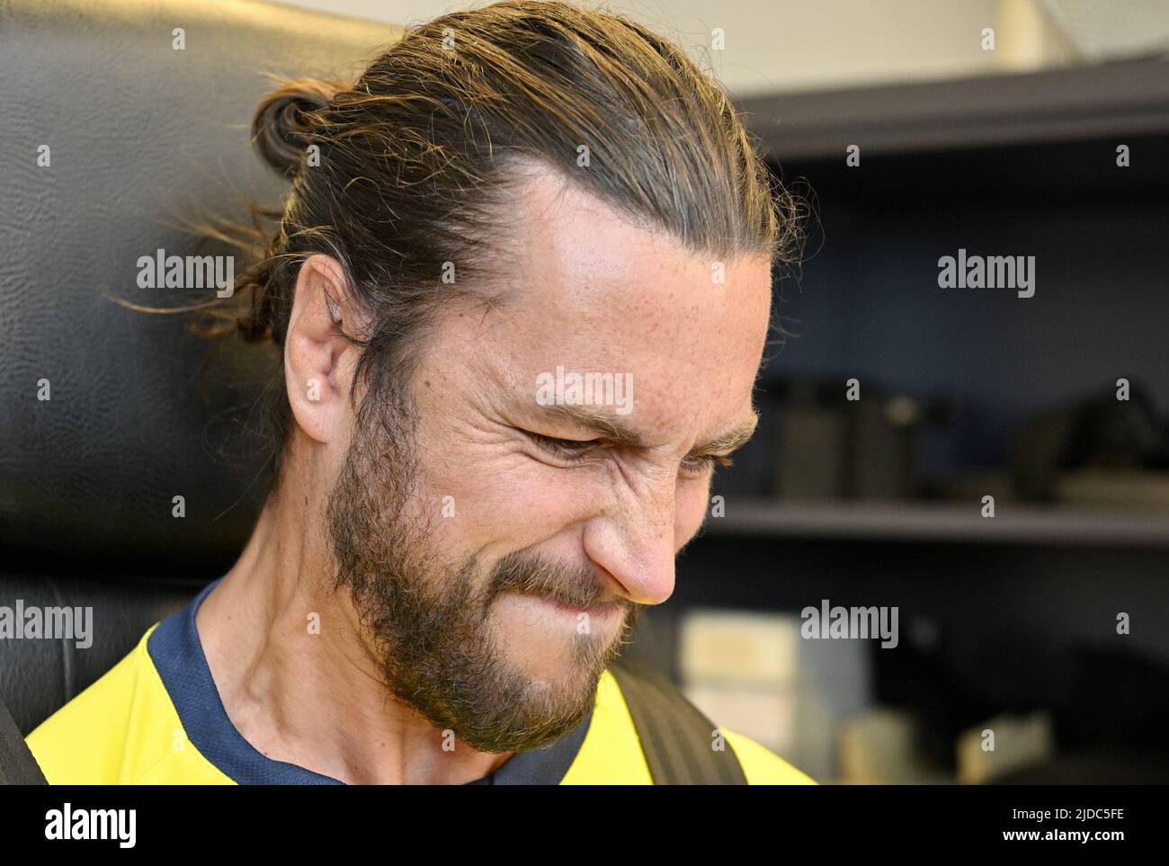 Union's Christian Burgess pictured during the medical tests of the ...
