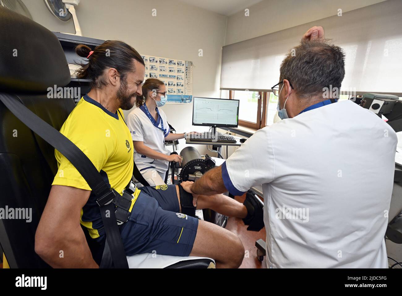 Union's Christian Burgess pictured during the medical tests of the ...