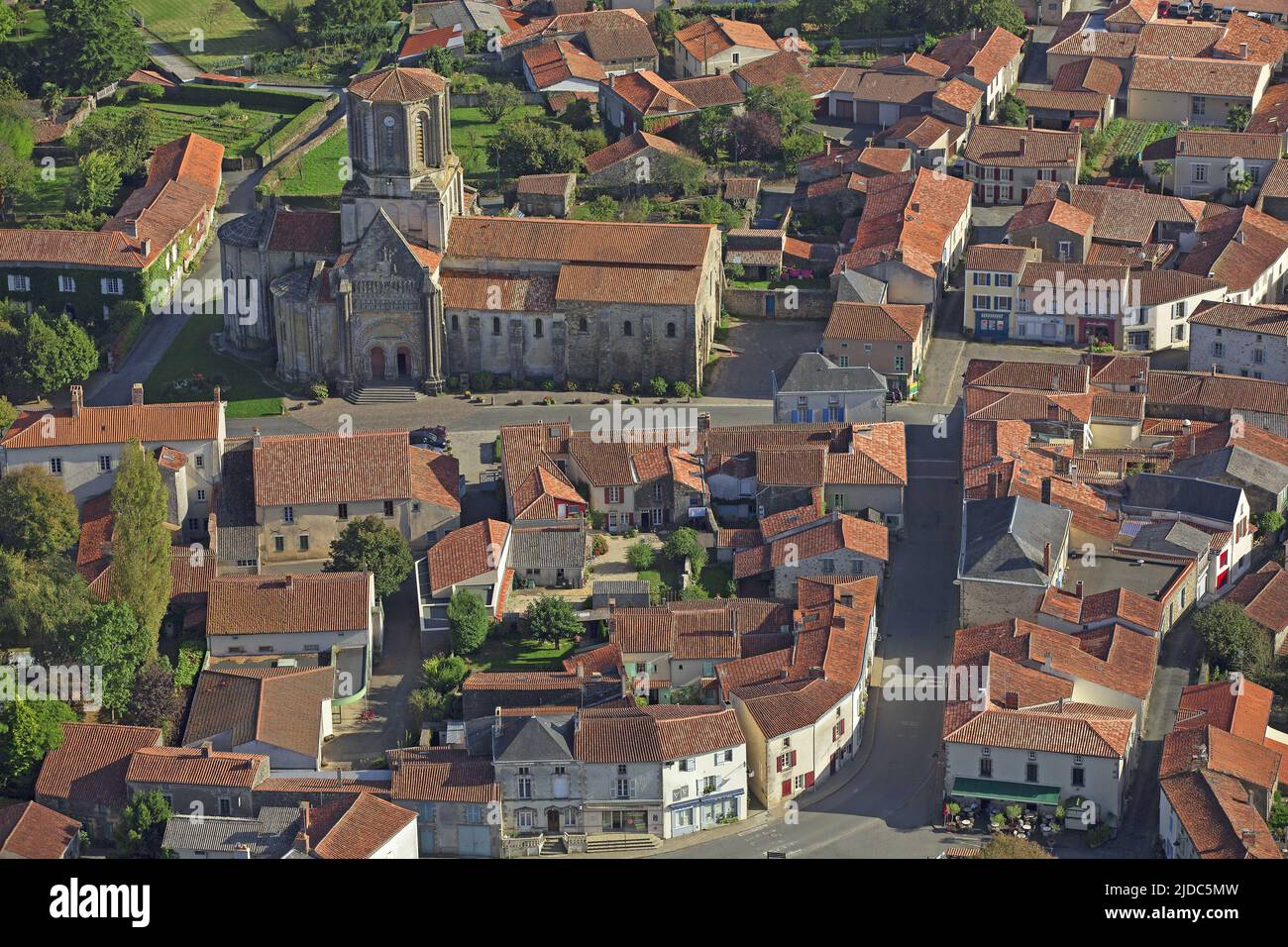France, Vendée Vouvant village labeled 'Most beautiful villages of ...
