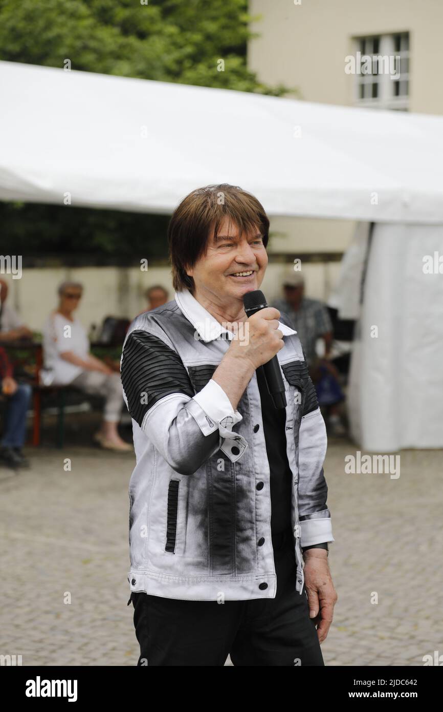 Uwe Jensen beim Köpenicker Sommer 2022 auf der Schlossinsel. Berlin ...