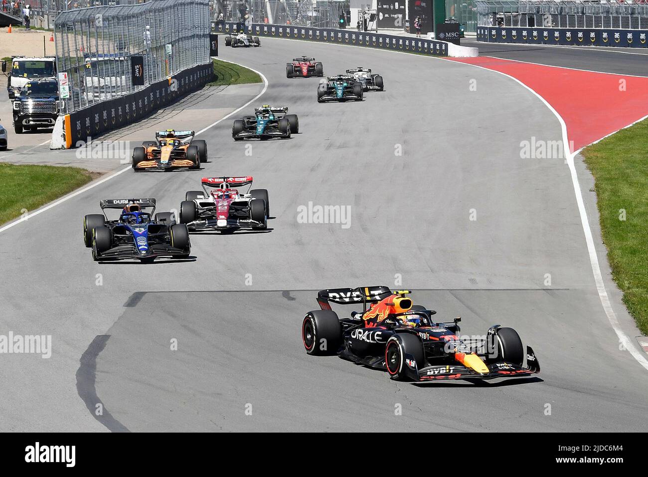 06/19/2022, Circuit Gilles-Villeneuve, Montreal, FORMULA 1 AWS GRAND PRIX DU CANADA 2022 , in ...