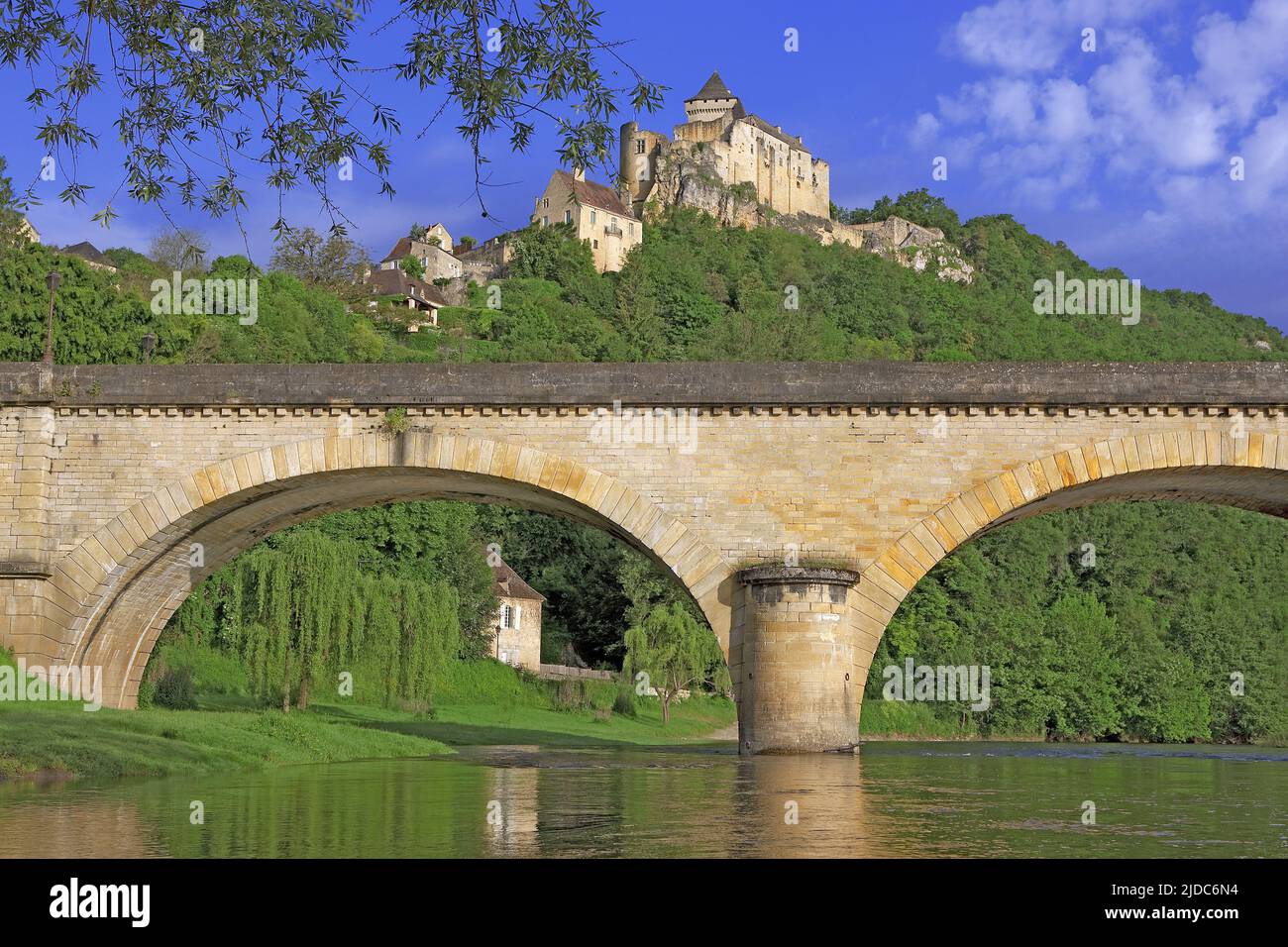 Aerial view castelnaud castle dordogne hi-res stock photography and ...