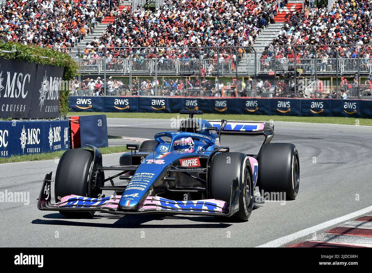 June 19, 2022, Circuit Gilles-Villeneuve, Montreal, FORMULA 1 AWS GRAND PRIX DU CANADA 2022, in ...