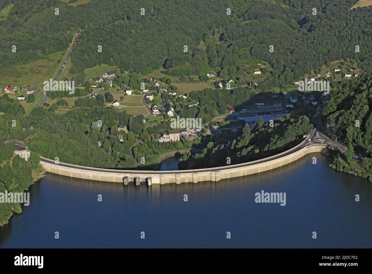 Aerial photo dam and reservoir hi-res stock photography and images - Alamy