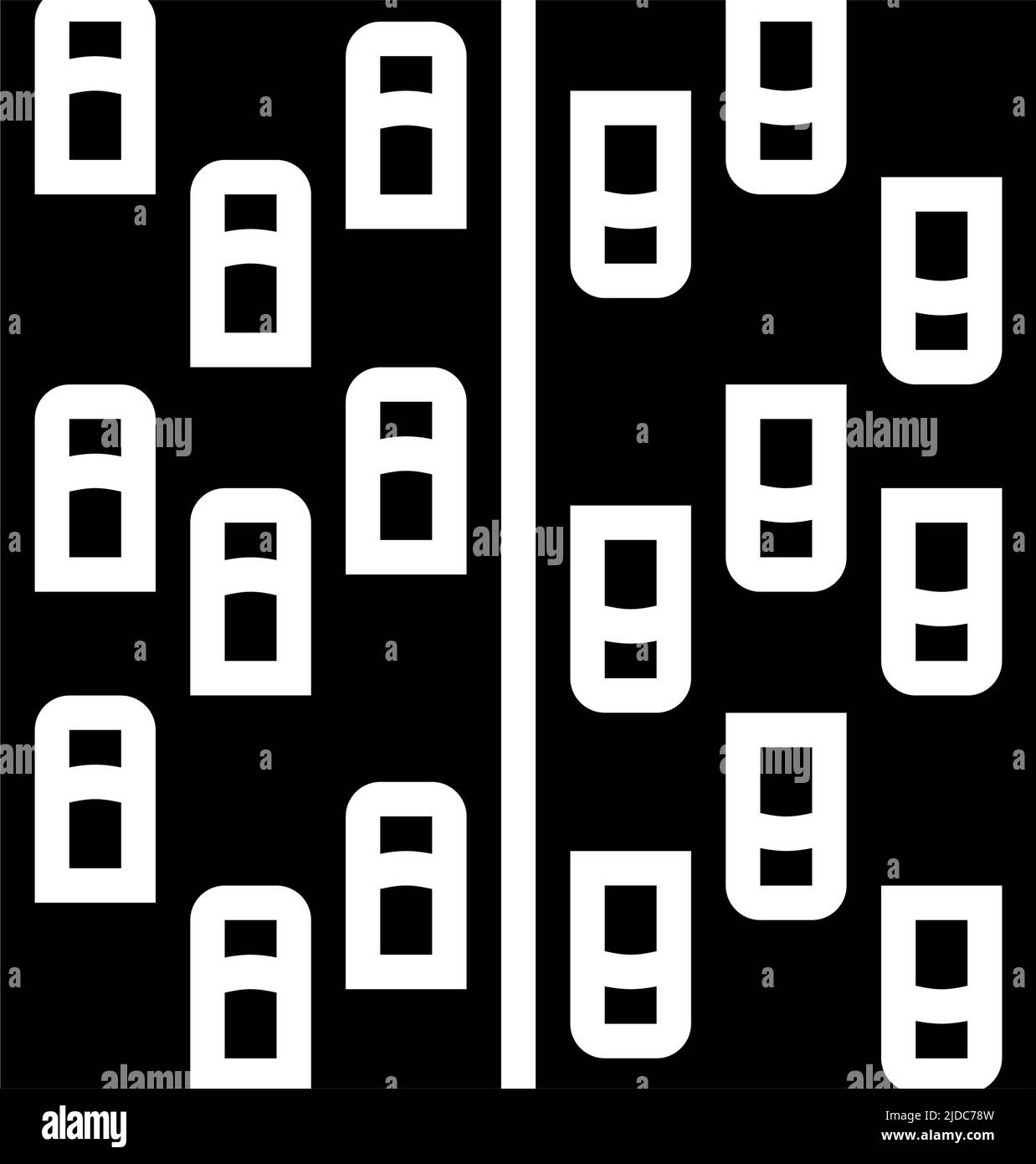 freeway road glyph icon vector illustration Stock Vector Image & Art ...