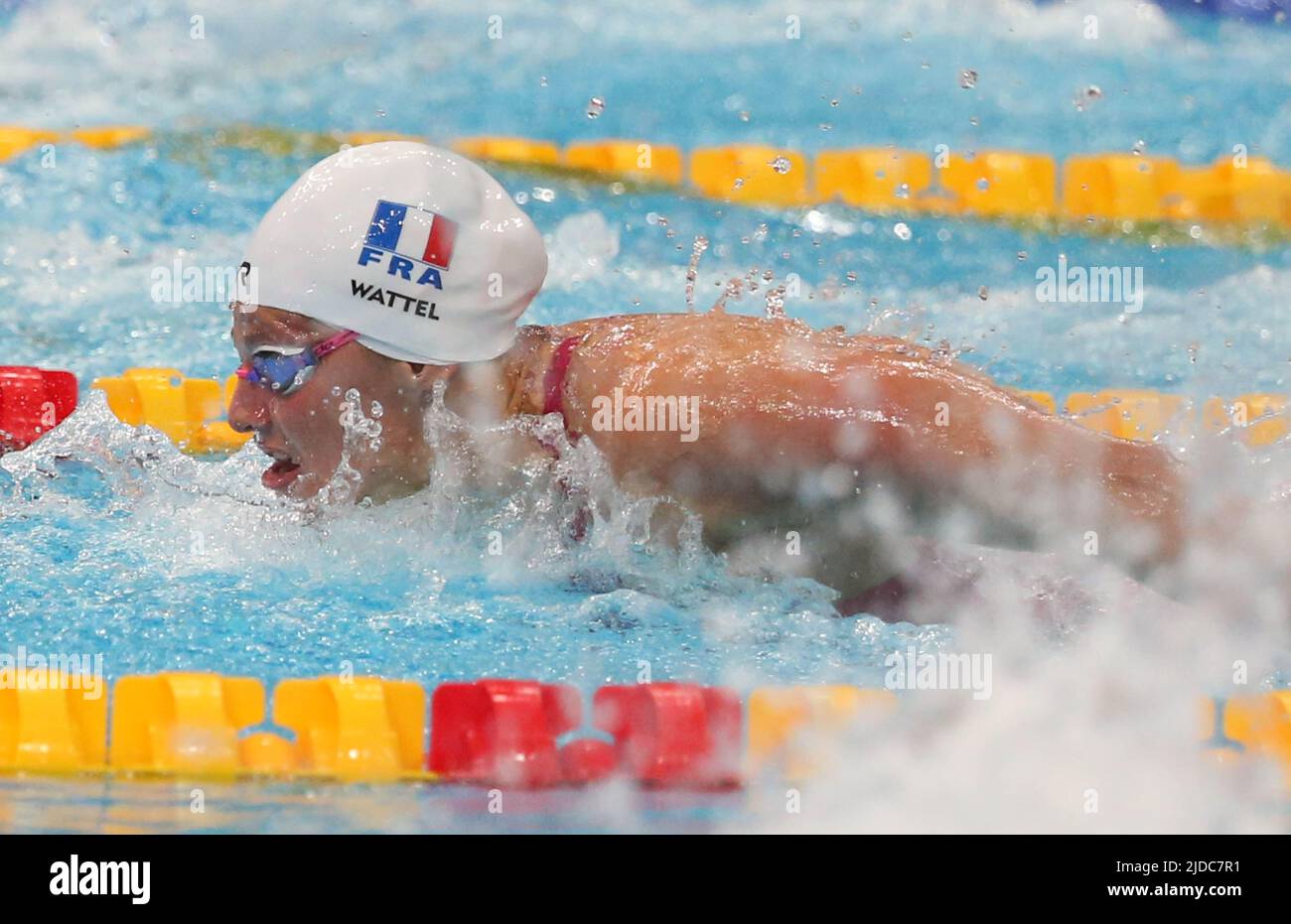 Marie Wattel of France Final 100 M Butterfly Women during the 19th FINA ...