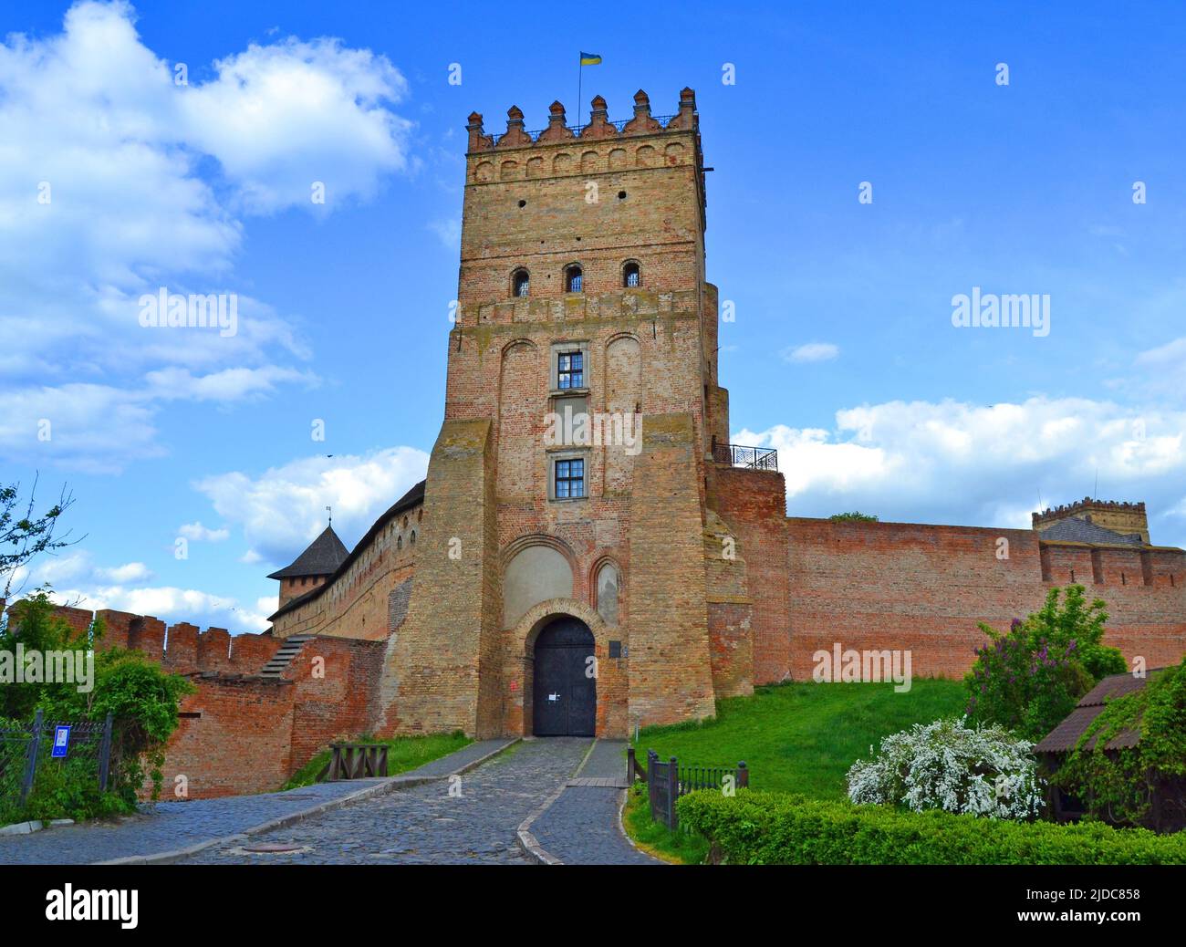 Ancient Castle in Eastern Europe in the Ukrainian city of Lutsk Stock ...