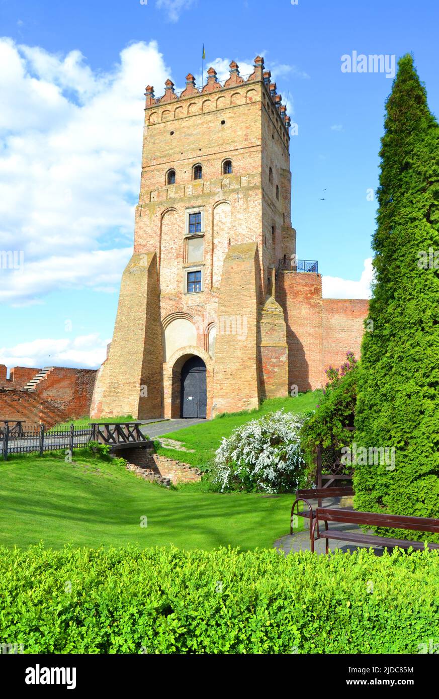 Ancient Castle in Eastern Europe in the Ukrainian city of Lutsk Stock ...