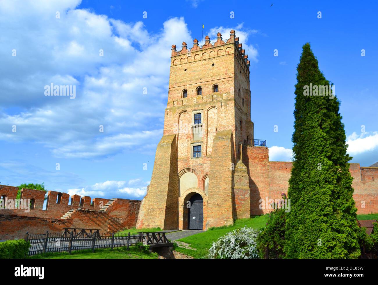 Ancient Castle in Eastern Europe in the Ukrainian city of Lutsk Stock ...