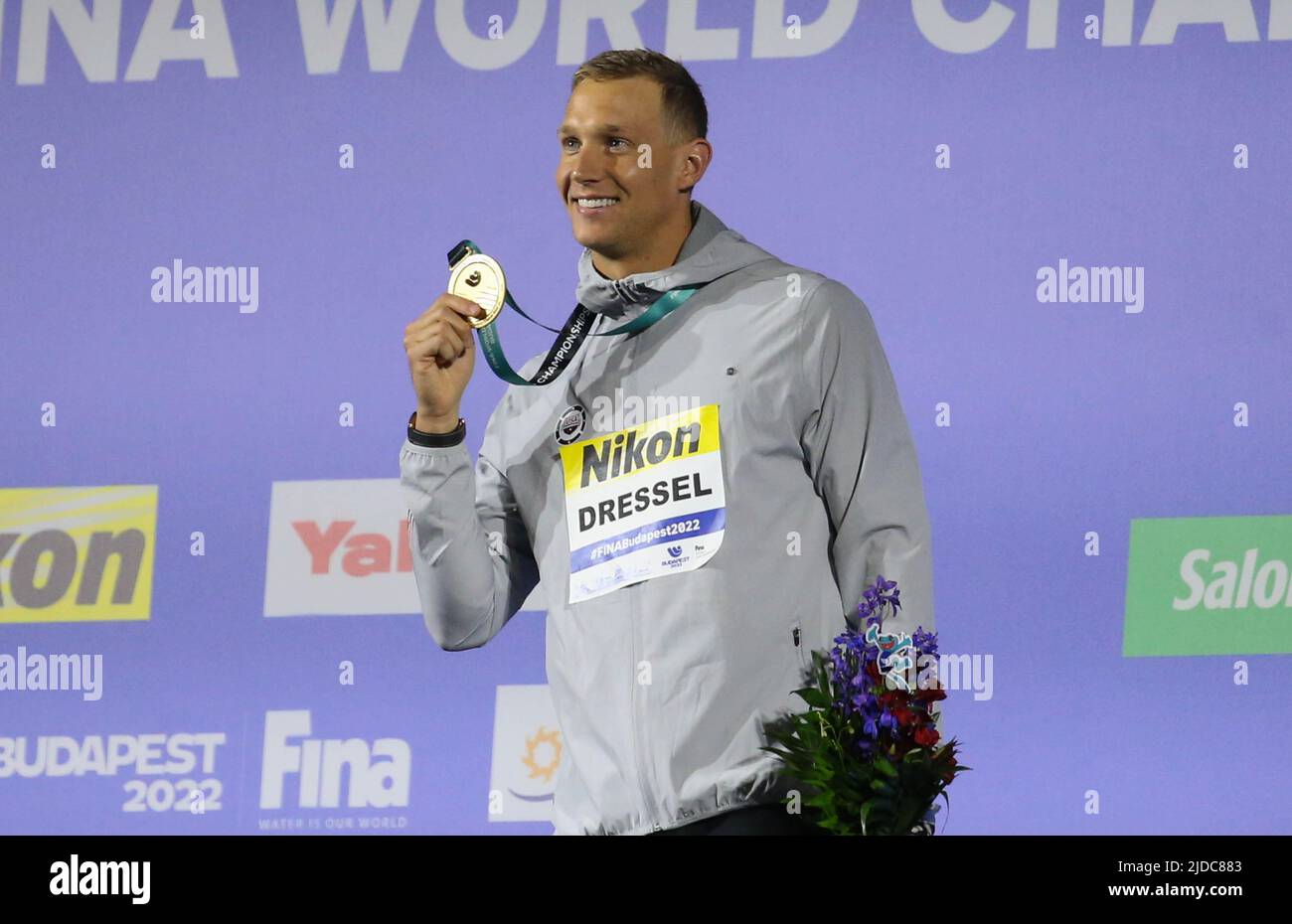 Caeleb dressel medal fina hi-res stock photography and images - Alamy