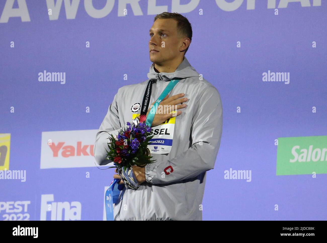 Caeleb dressel medal fina hi-res stock photography and images - Alamy