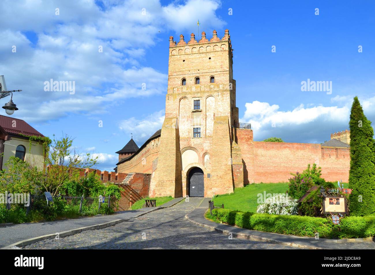 Ancient Castle in Eastern Europe in the Ukrainian city of Lutsk Stock ...