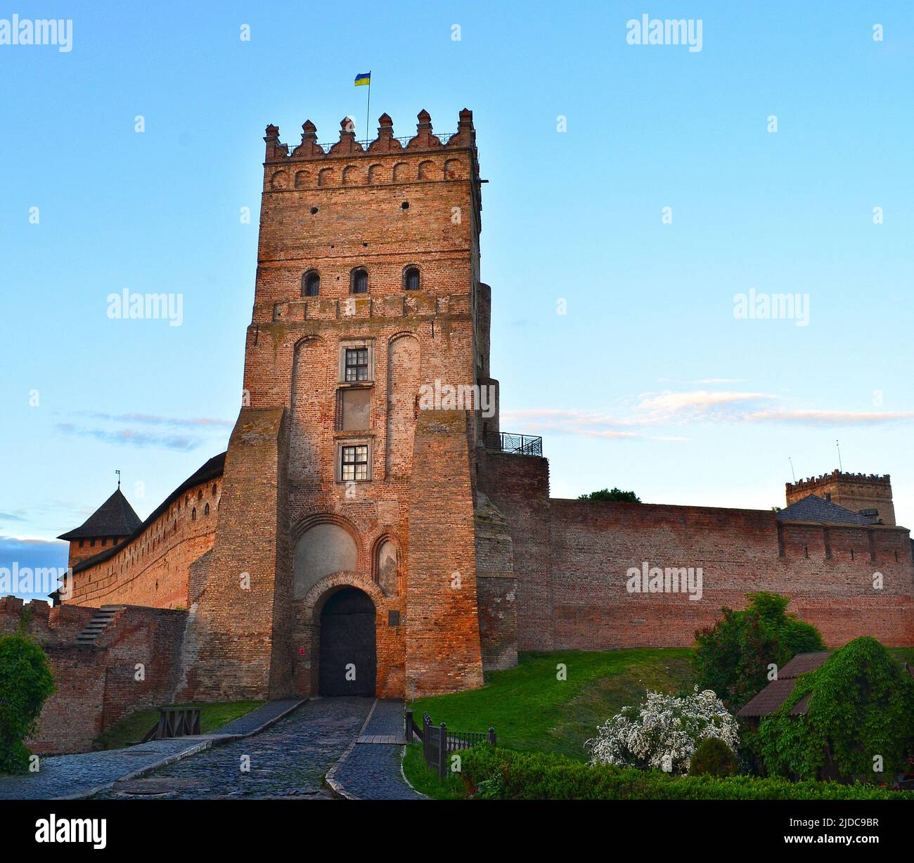 Ancient Castle in Eastern Europe in the Ukrainian city of Lutsk Stock ...