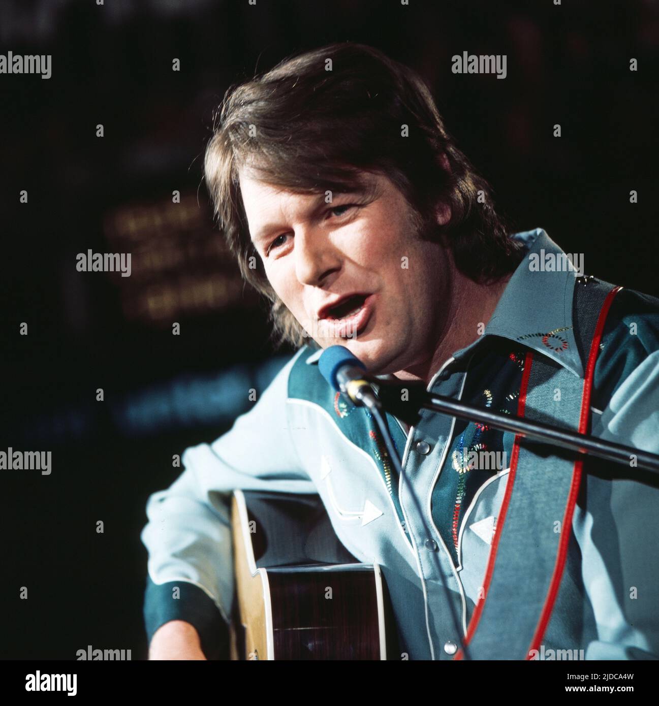 Gunter Gabriel, deutscher Schlager- und Countrysänger, bei einem ...