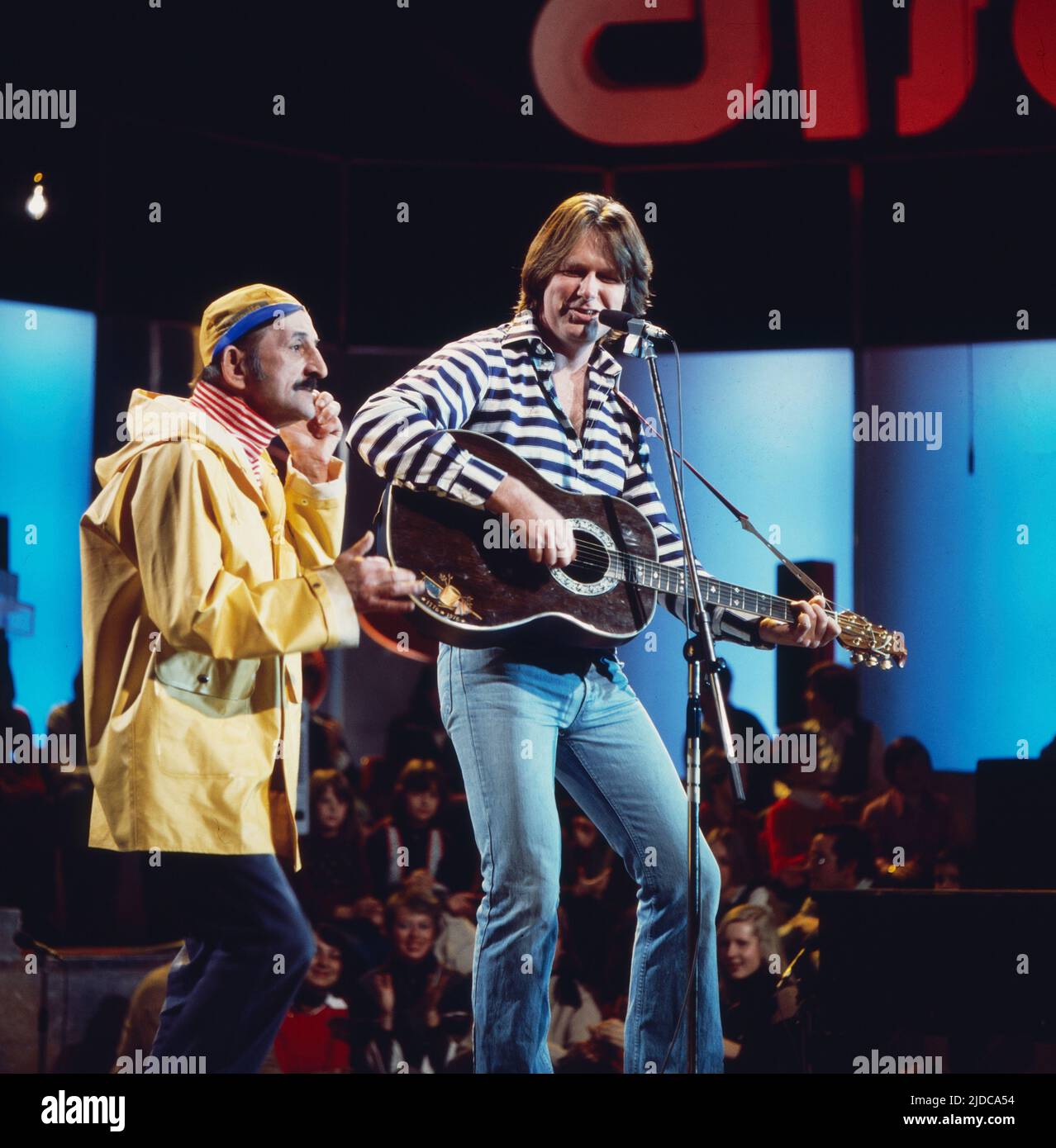 Gunter Gabriel, deutscher Schlager- und Countrysänger, bei einem ...