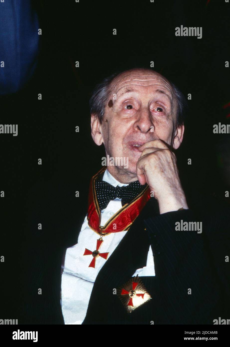 Vladimir Horowitz, russischer Pianist, bekommt in Hamburg das Große ...
