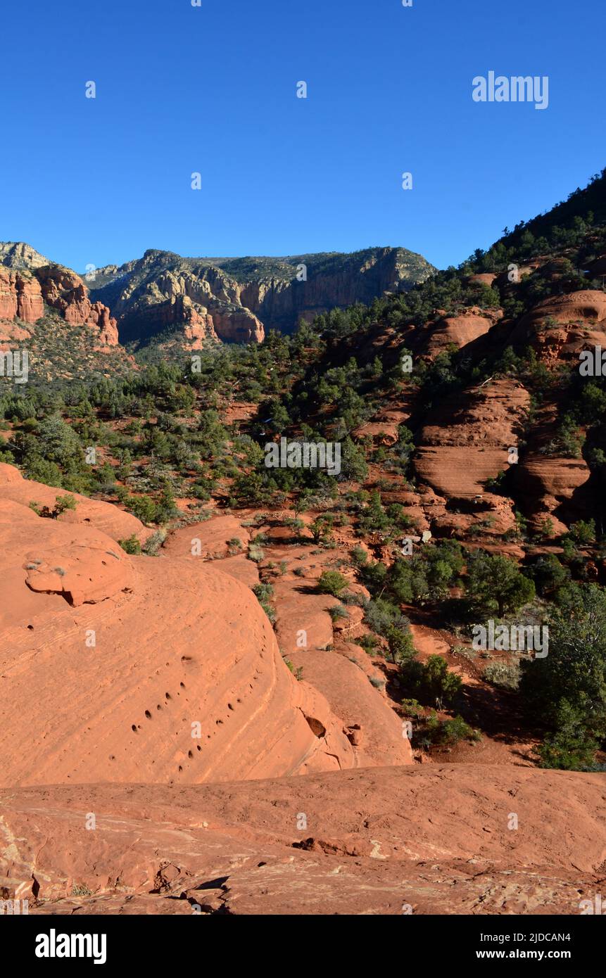 Breathtaking view of stunning red rock landscape of Sedona Arizona ...