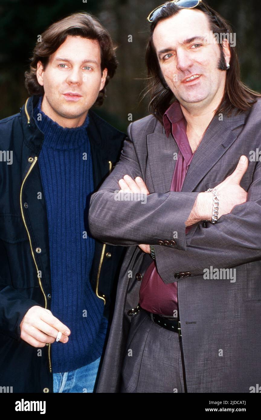 Andreas Hoppe, deutscher Schauspieler (rechts), mit Kollege Thomas ...