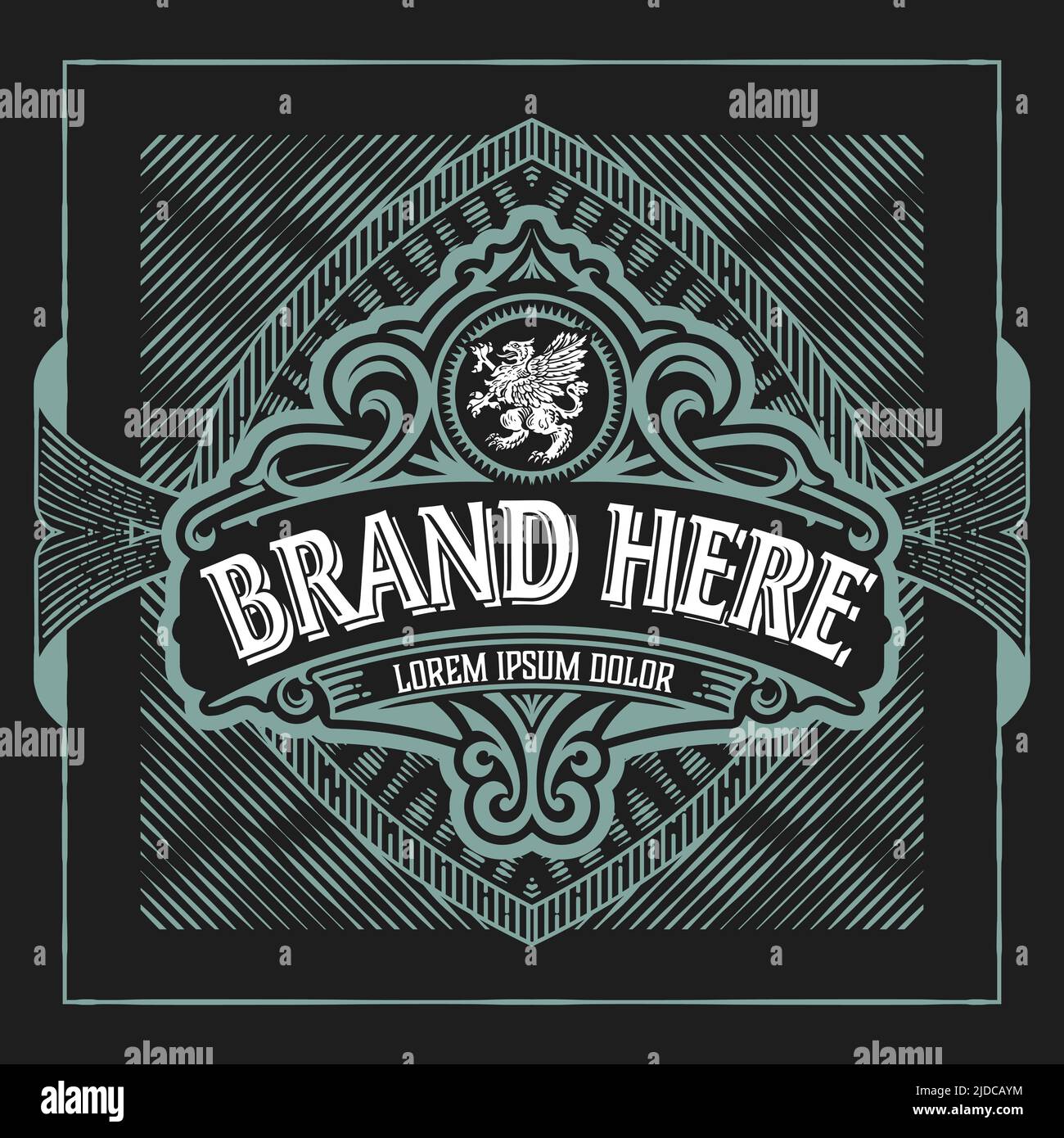 Western card with vintage style Stock Vector Image & Art - Alamy