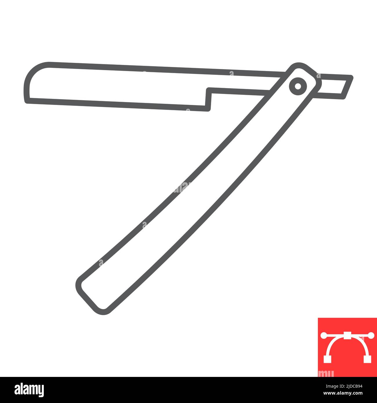 Straight razor silhouette clipart hi-res stock photography and images ...