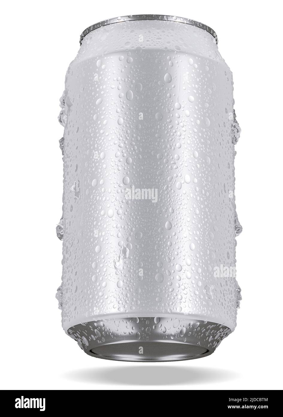 3d Render realistic aluminum cans with water drops. Metallic cans for ...
