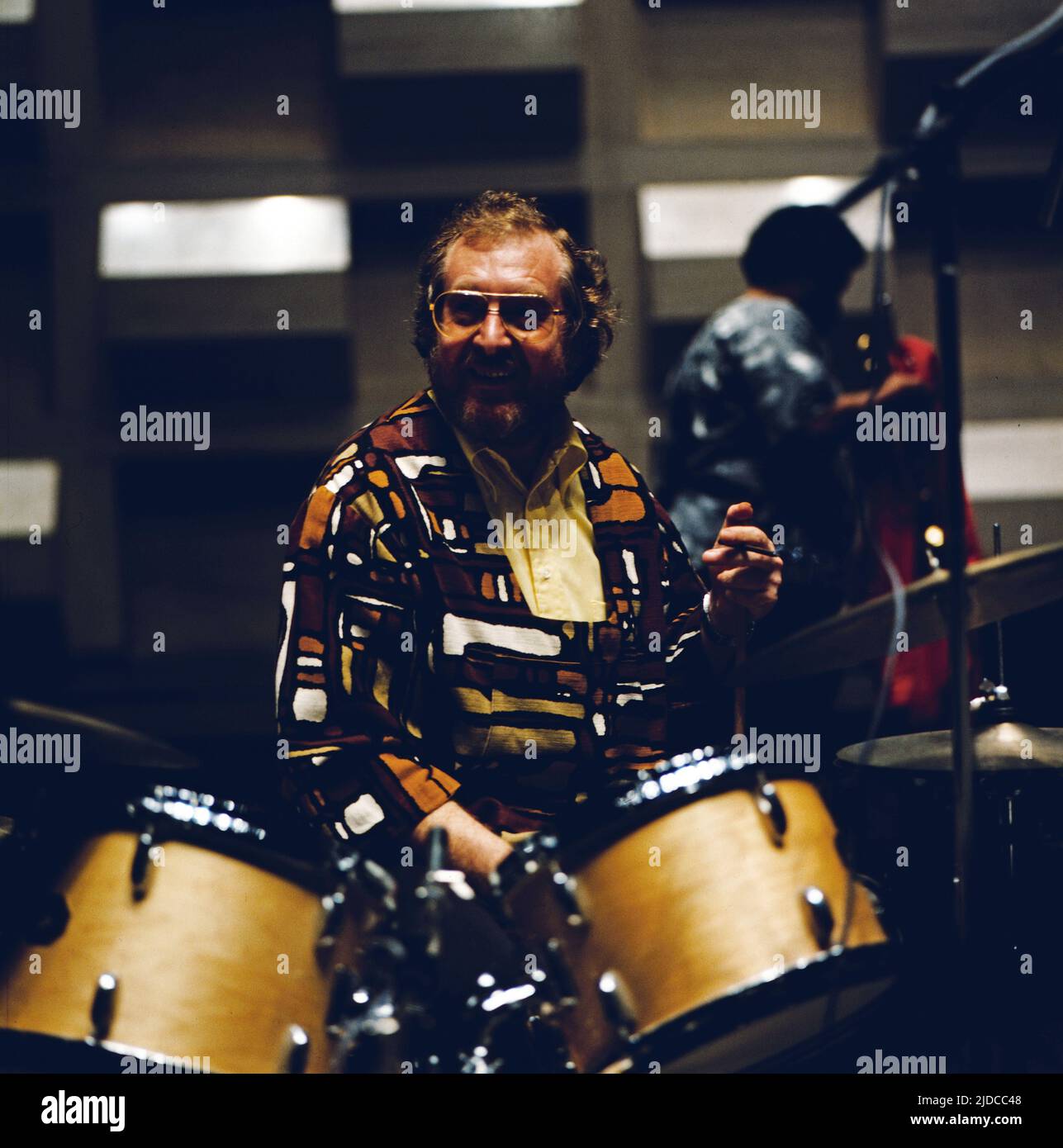 Mel Lewis, amerikanische Jazz Schlagzeuger, hier bei einem Auftritt in ...