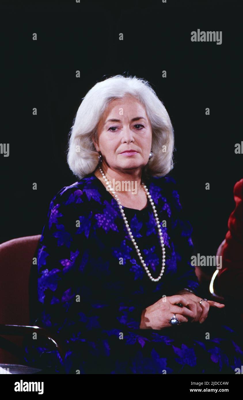 Gwyneth Jones, britische Opernsängerin, Sopranistin, Portraitaufnahme ...