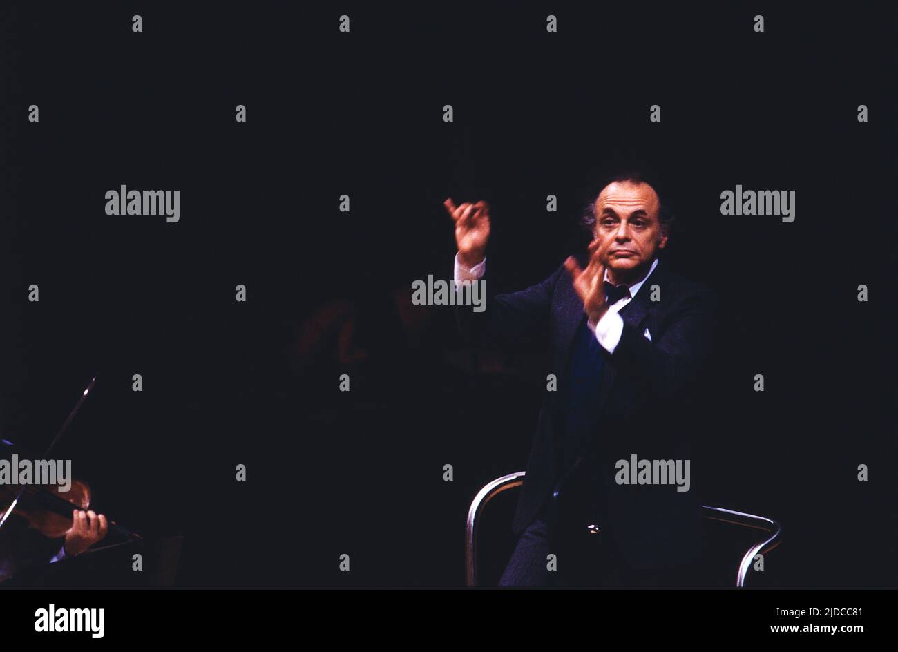 Lorin Maazel, amerikanischer Dirigent, Komponist und Violinist, hier ...