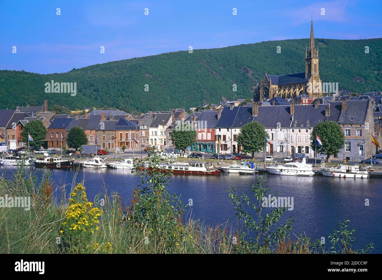 France, Ardennes Fumay, river port on the Meuse Stock Photo - Alamy