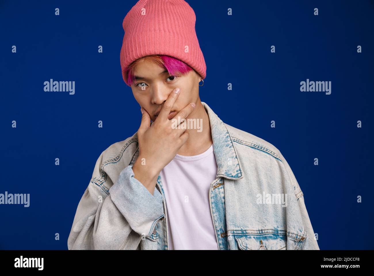 Boy in pink hi-res stock photography and images - Alamy