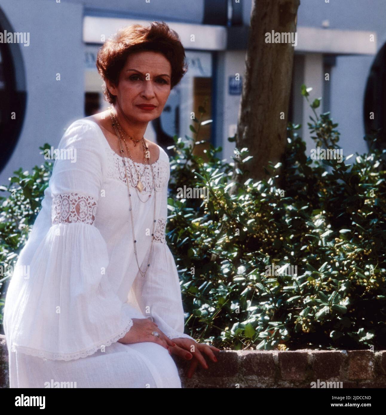 Hedi Zsolnai, ungarische Schauspielerin, Portrait, circa 1980. Hedi ...