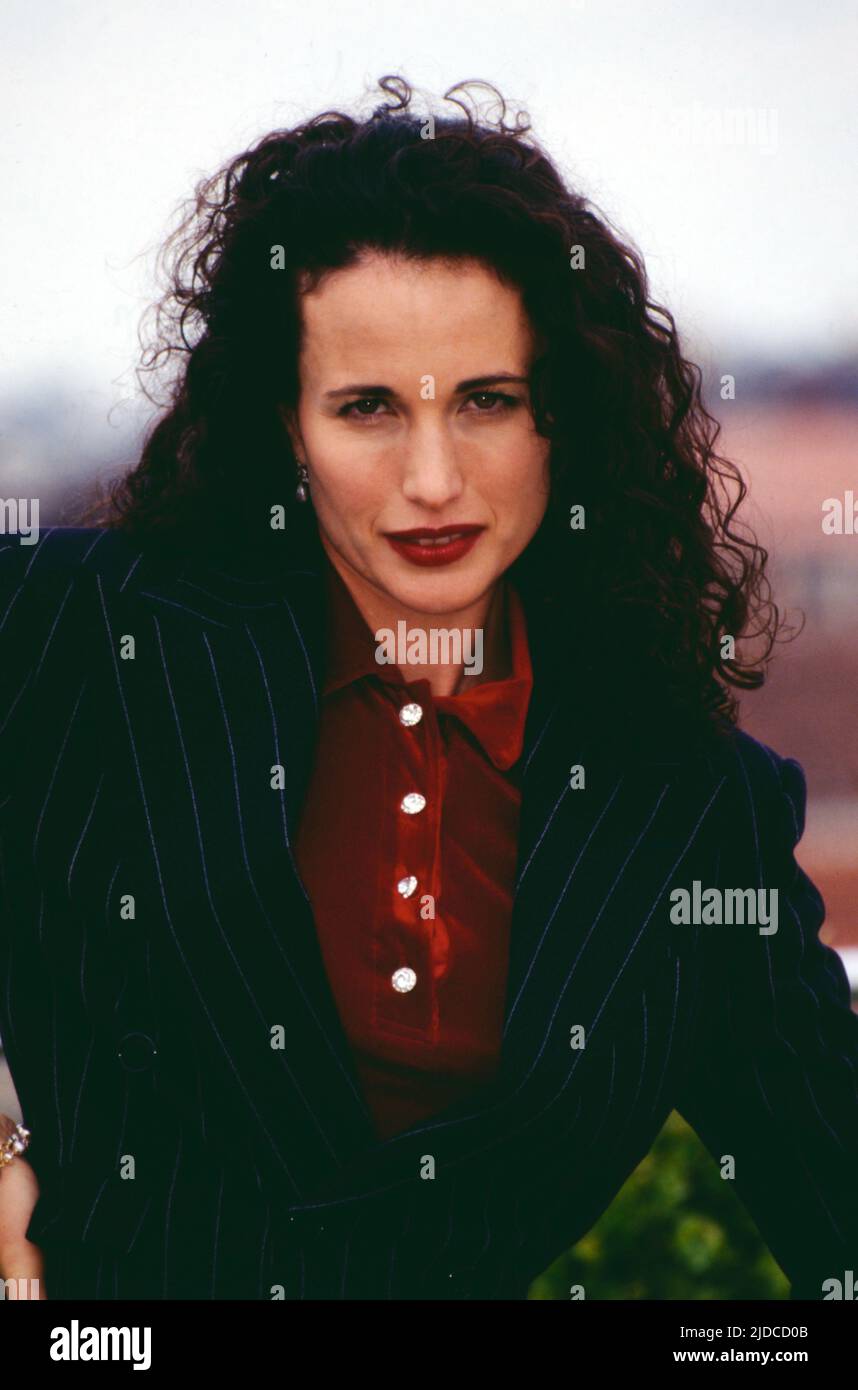 Andie MacDowell, amerikanische Schauspielerin und Model ...