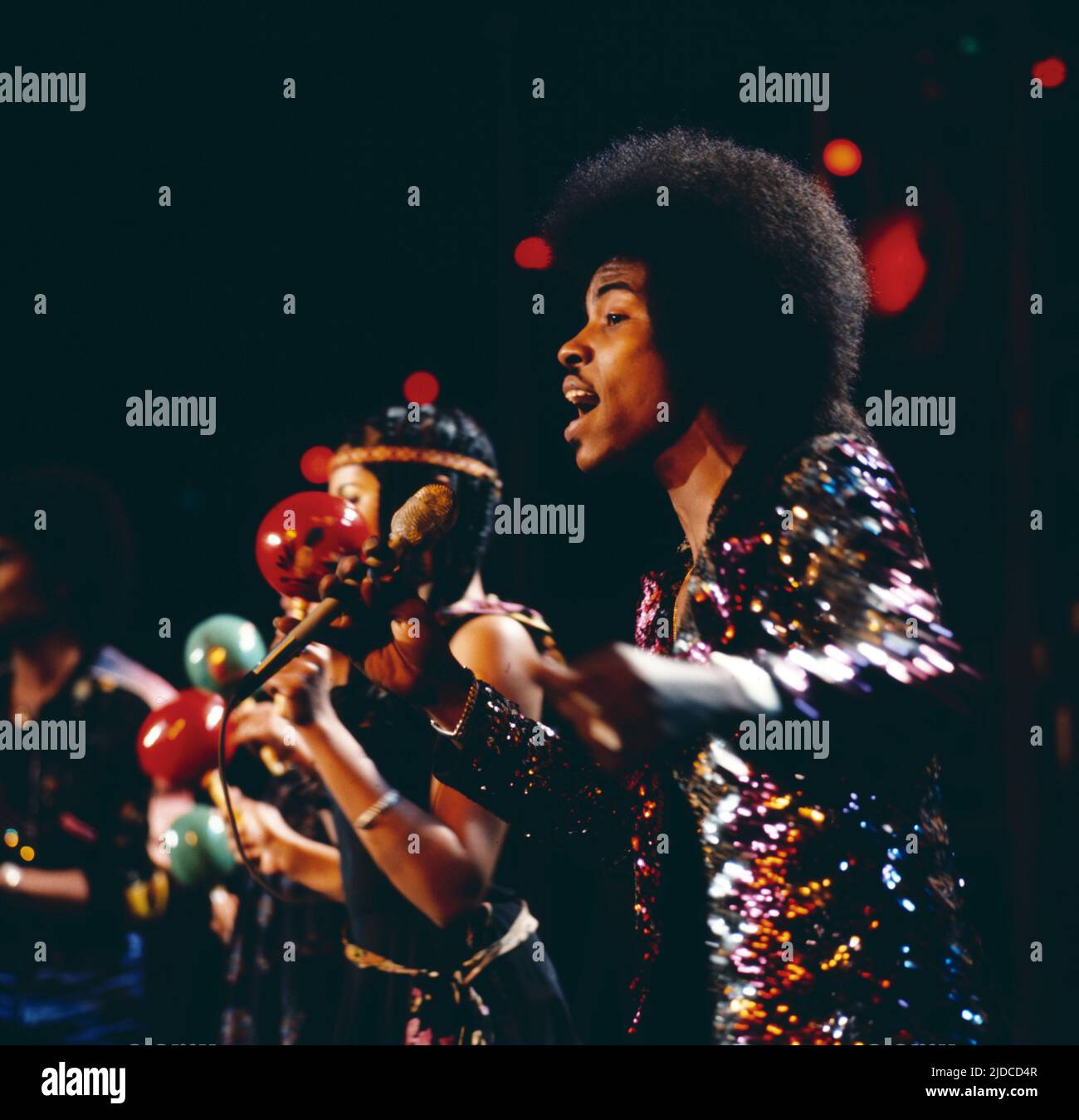 Leon Haywood, amerikanischer Soul, R&B, Funk Sänger, bei einem Auftritt ...