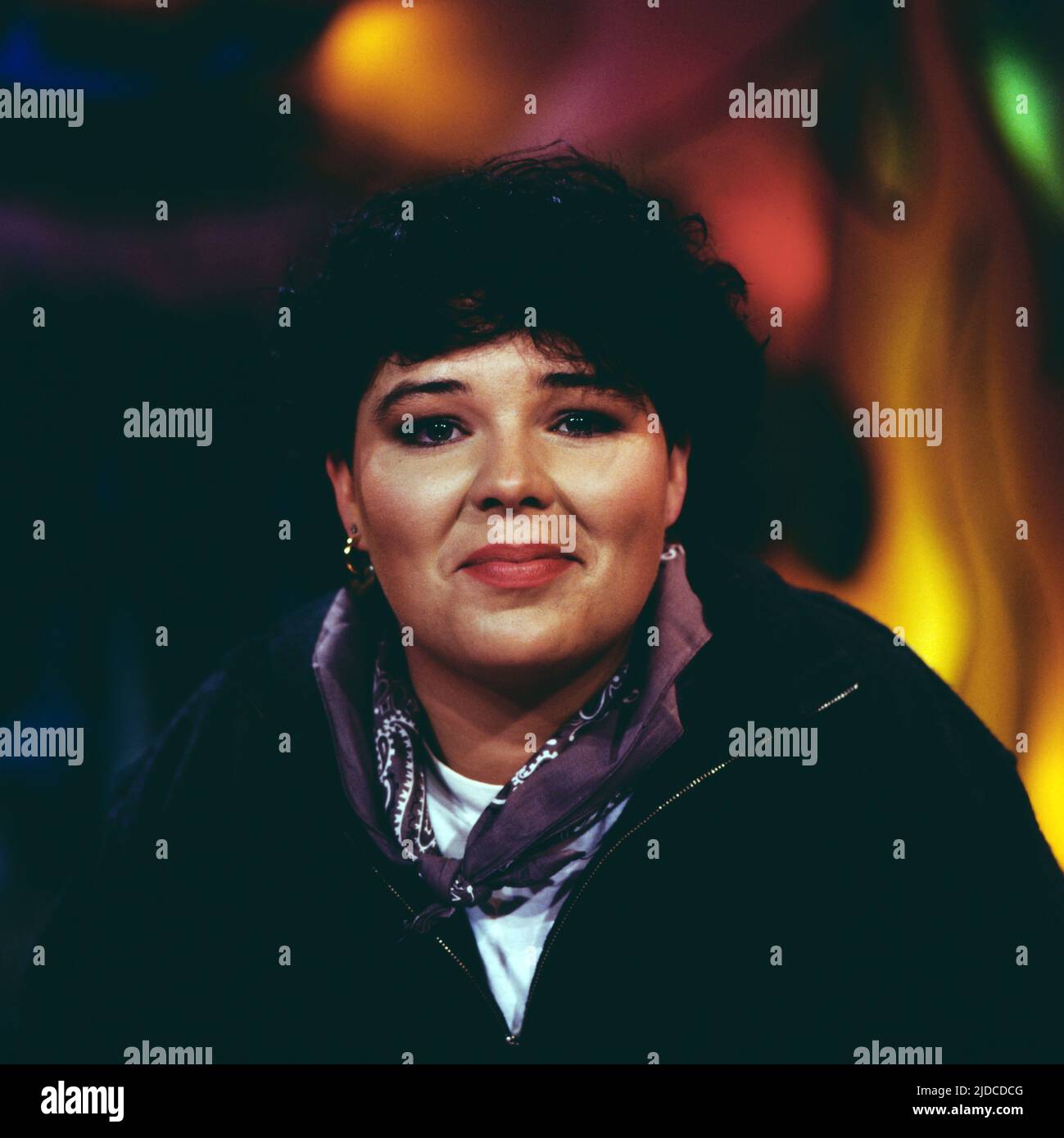 Vera Int-Veen, deutsche Fernsehmoderatorin, Portrait, Deutschland, 1992 ...