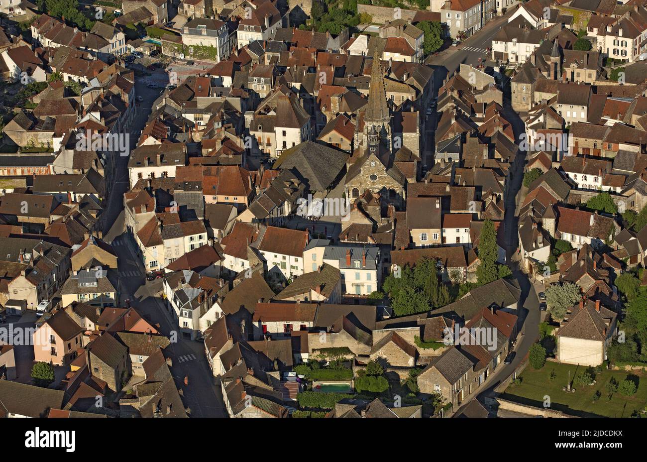 France Côte-d'Or Nolay (aerial view Stock Photo - Alamy