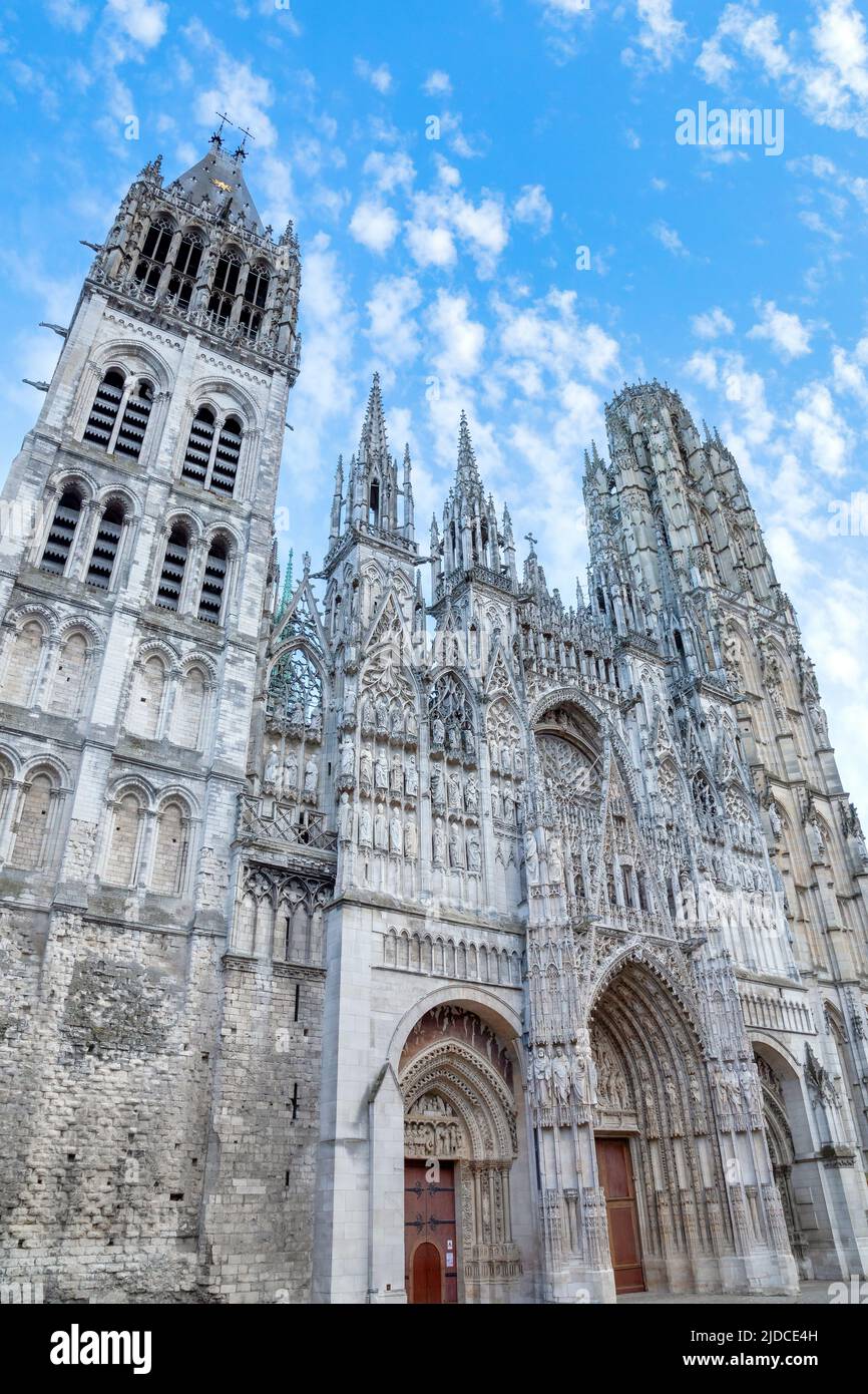 The Cathedral of Notre-Dame in Rouen, France Stock Photo - Alamy