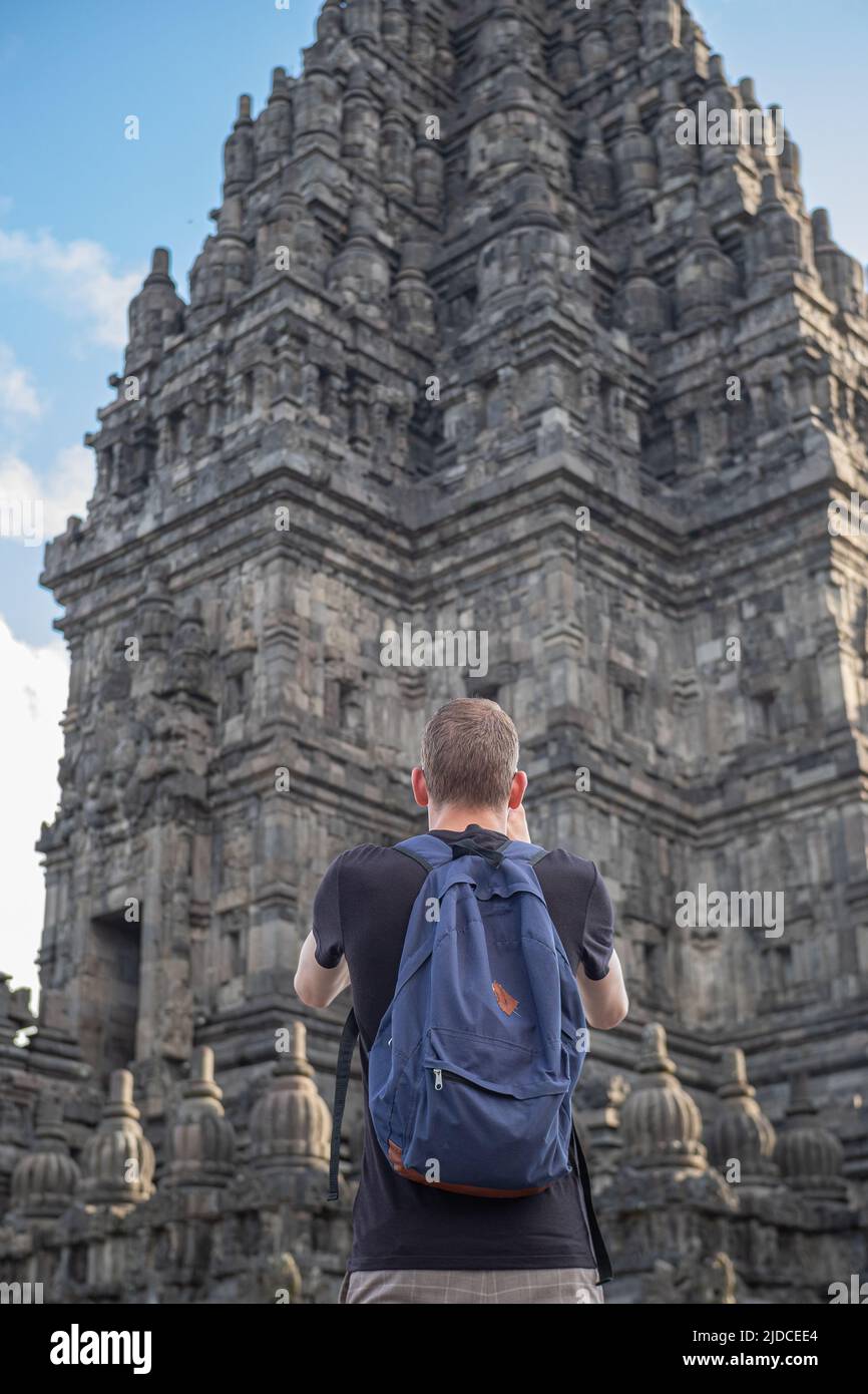 A complex of Prambanan temple is the most of biggest Hindu civilization ...