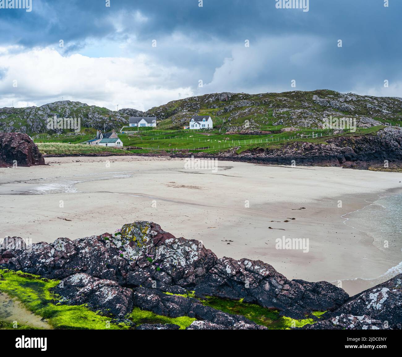 Clachtoll Beach, NC500, Sutherland, Scotland, UK Stock Photo - Alamy