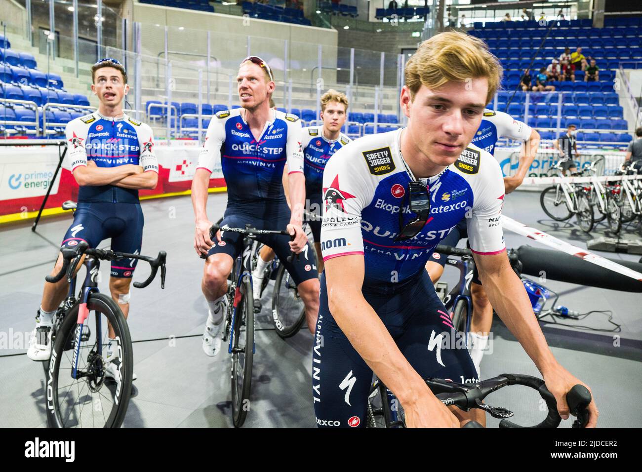 Switzerland, Canton Ticino, Ambrì, stage departure from Ambrì, Quick ...