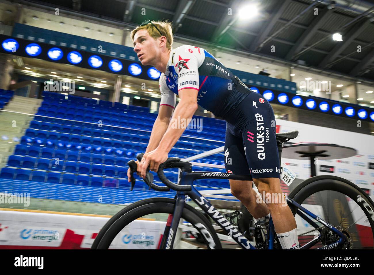 Switzerland, Canton Ticino, Ambrì, stage departure from Ambrì, Quick ...