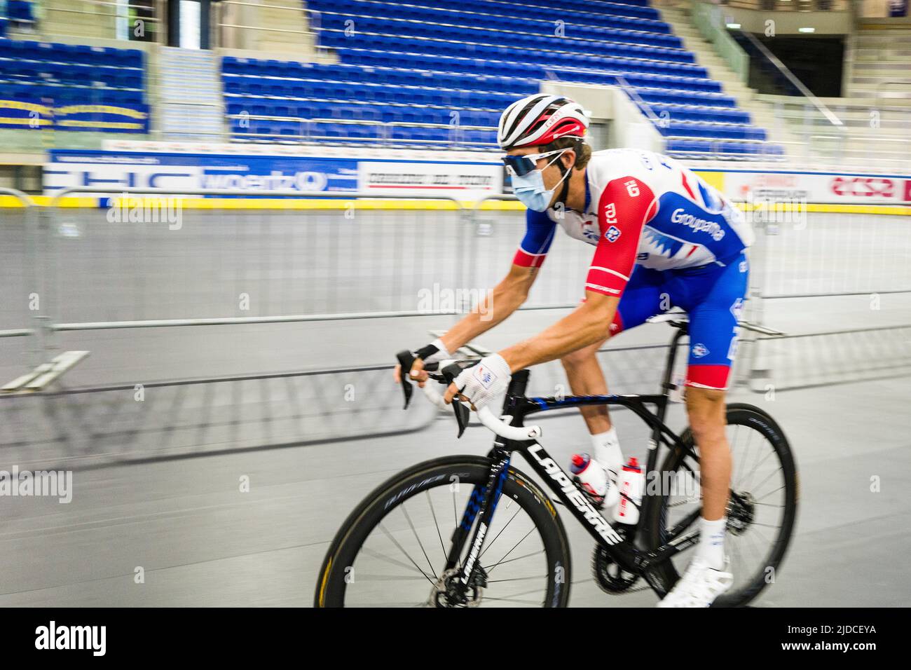 Switzerland, Canton Ticino, Ambrì, stage departure from Ambrì, GFC ...