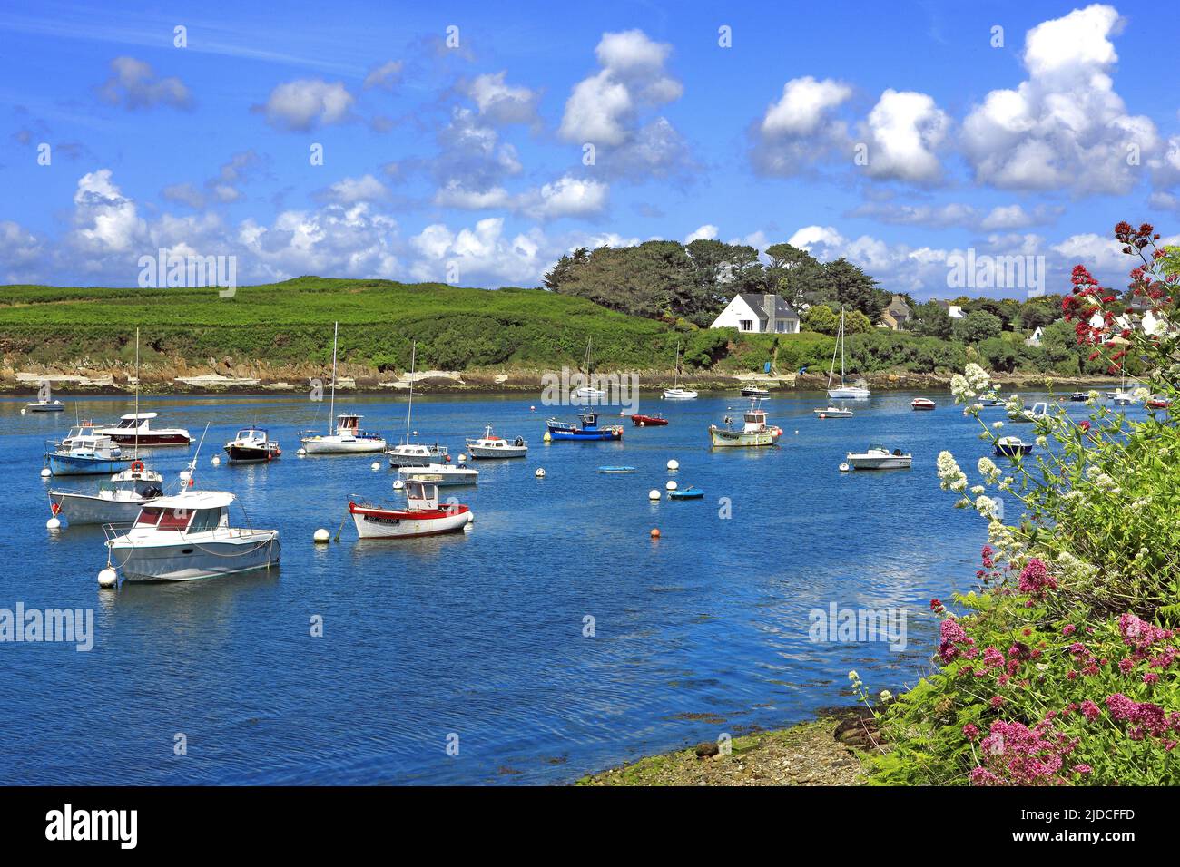 France, Finistère Le Conquet, the ria du Conquet Stock Photo - Alamy